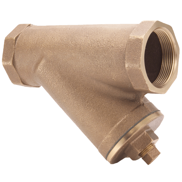 105-504 Legend Valve & Fitting 3/4" T-15 Bronze Y-Strainer — American ...