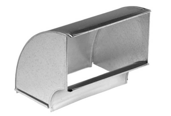 12" X 8" Vertical Duct 90° Elbow — American Copper & Brass