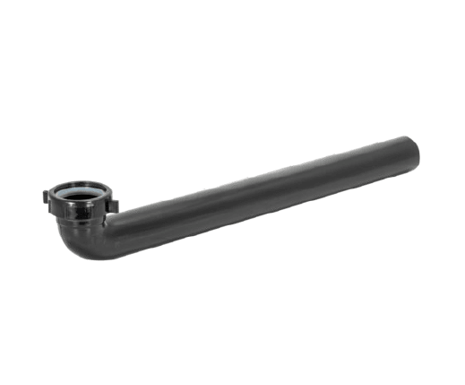 1-1/2" X 15" BLACK POLY S/J WASTE ARM — American Copper & Brass