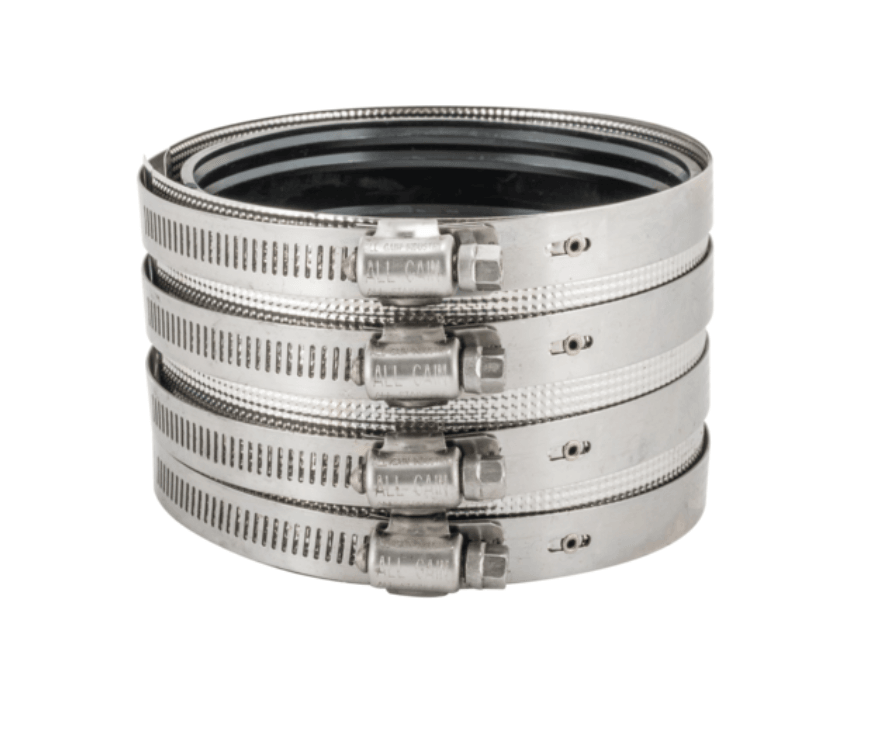 4" HEAVY- DUTY NO-HUB COUPLING — American Copper & Brass