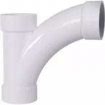 1-1_2" PVC DWV SCHEDULE 40 LONG RADIUS TEE WYE - HUB X HUB X HUB ...