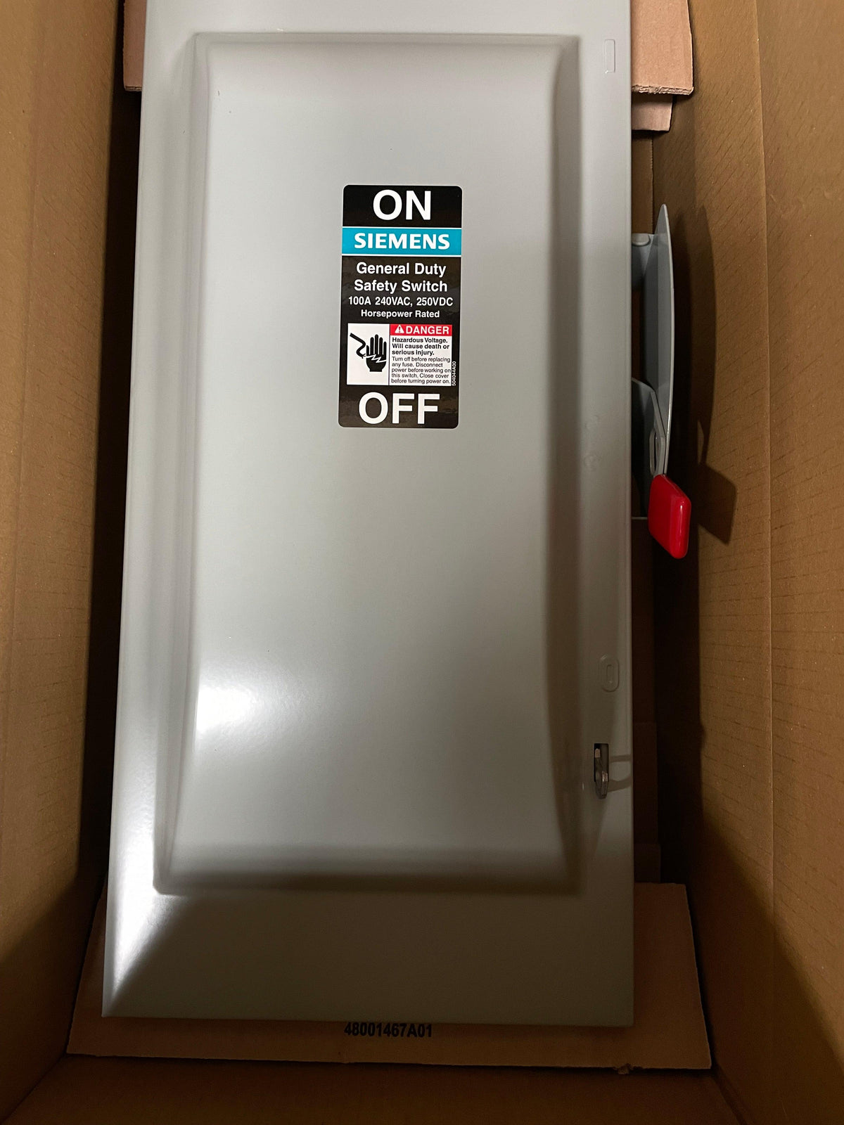 GNF323R Siemens Safety Switch, 240V, 2P or 3P, 100A 3R NF Disconnect ...