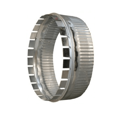 14" Crimped Starting Collar (3" Long) — American Copper & Brass