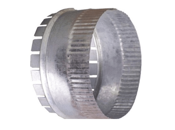 6" Crimped Starting Collar (6" Long) — American Copper & Brass