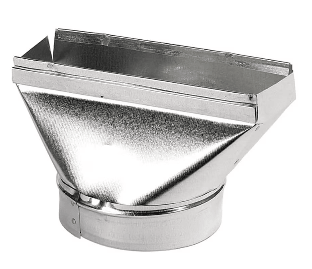 3-1/4" X 10" X 6" Straight Stack Boot — American Copper & Brass