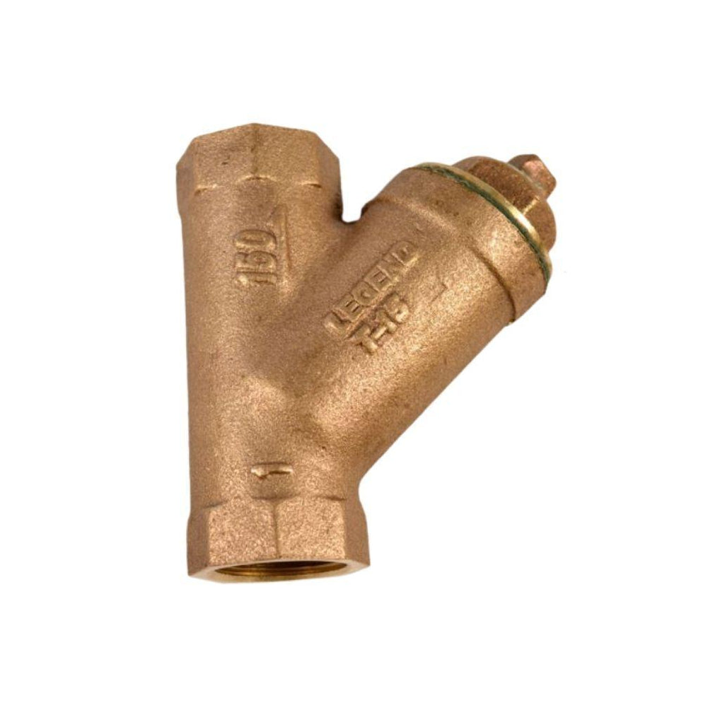 105-506 Legend Valve & Fitting 1-1/4" T-15 Bronze Y-Strainer — American ...