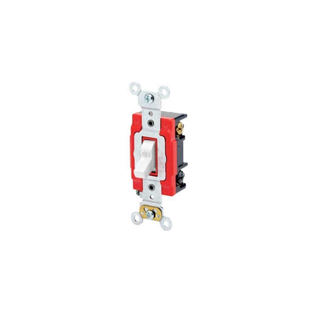 1223-2W Leviton 20 Amp, 120/277 Volt, Toggle 3-Way AC Quiet Switch, Ex ...