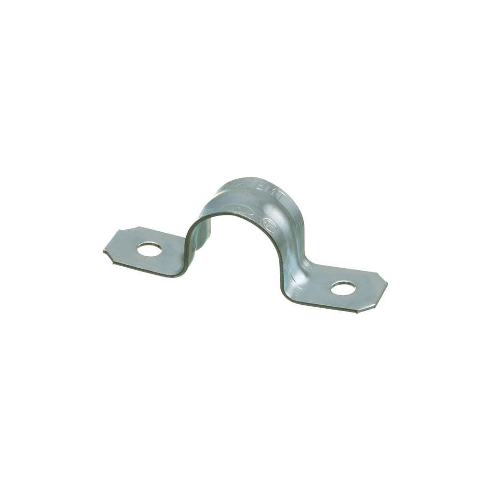 365 Arlington Industries 2" 2-Hole EMT Strap, Click on type, plated st ...