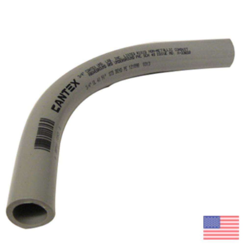 068769 Kraloy 4" Conduit Elbow, Schedule 40 (Plain End), 36" Radius ...