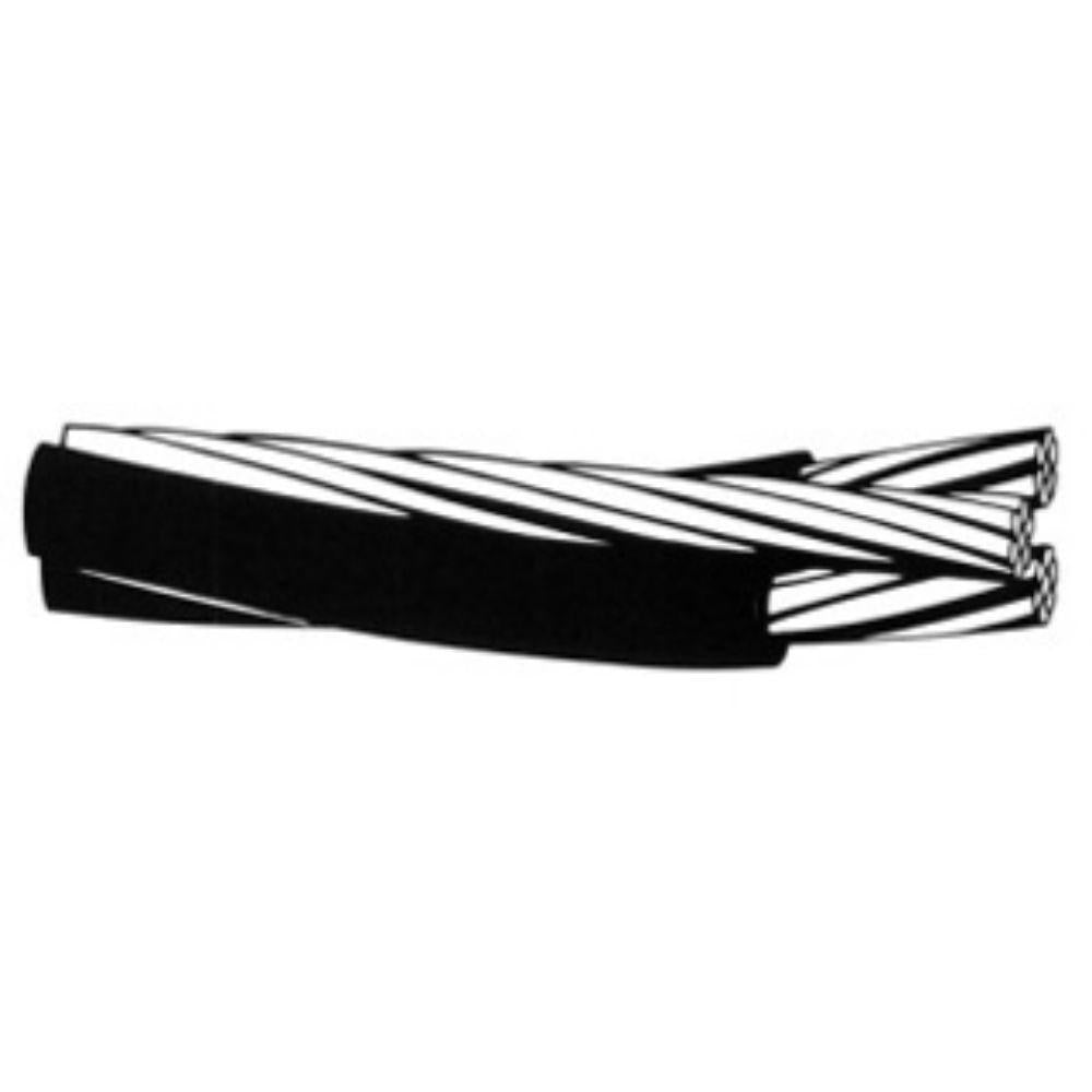 Alcan Cable #6 Aluminum Triplex Overhead Service Drop Cable, 7 Strands ...