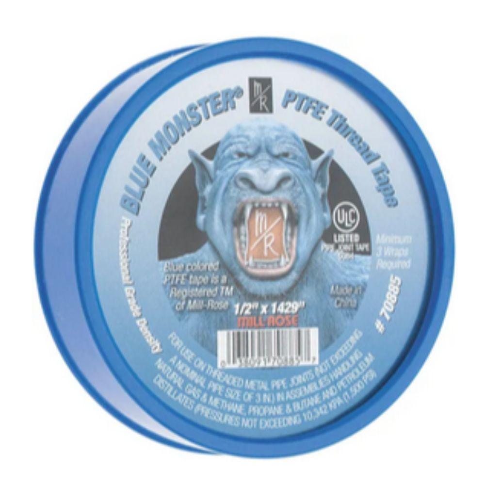 Blue Monster PTFE Thread Tape - 1/2" X 1429" Roll — American Copper & Brass