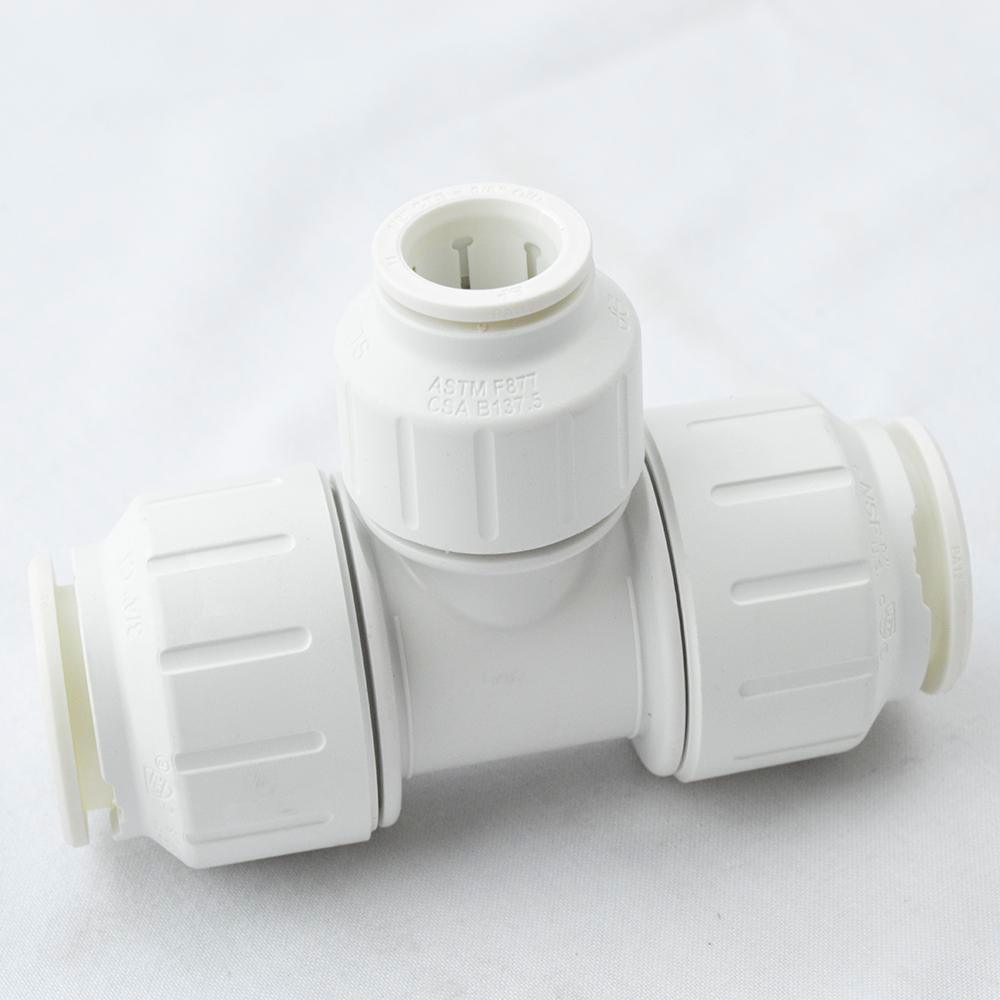 PEI532820 RWC John Guest Speedfit Stackable Tee, 3/4" x 3/4" x 1/2" CT ...