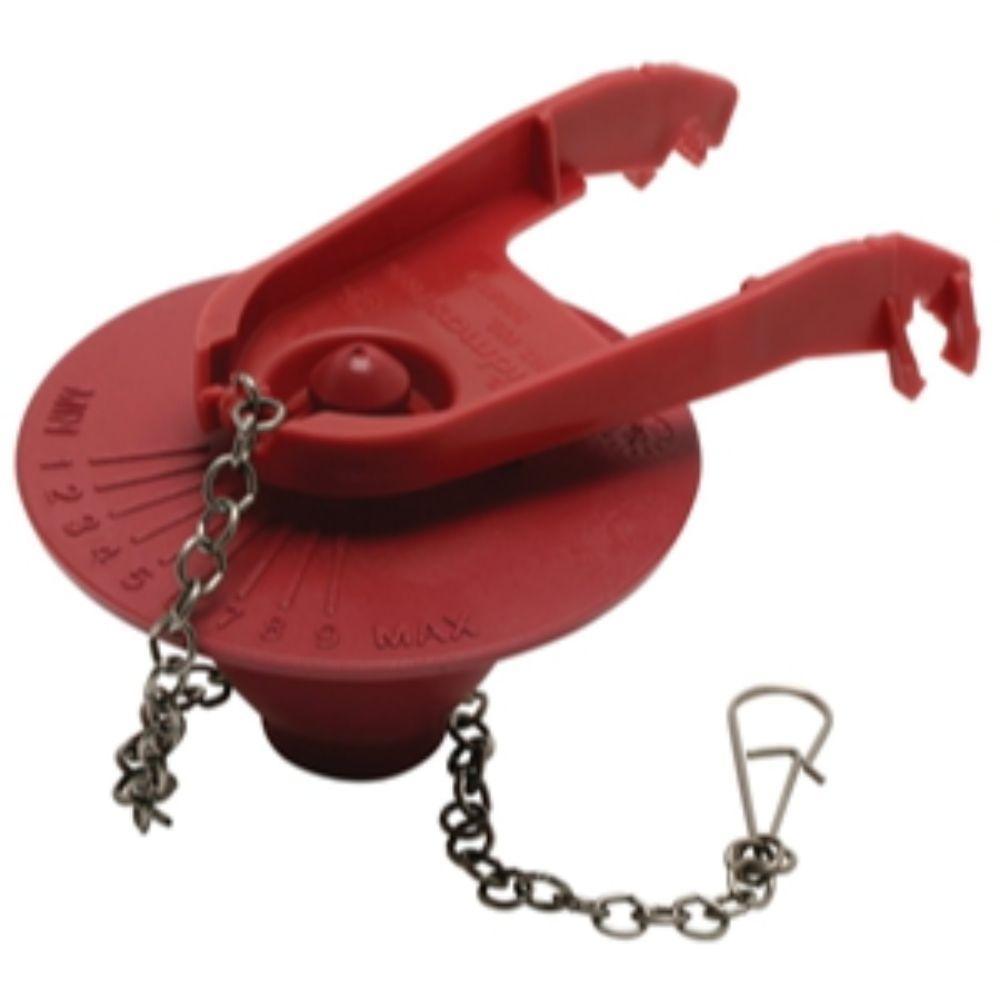 FLUIDMASTER ADJUSTABLE FLUSH RED FLAPPER — American Copper & Brass