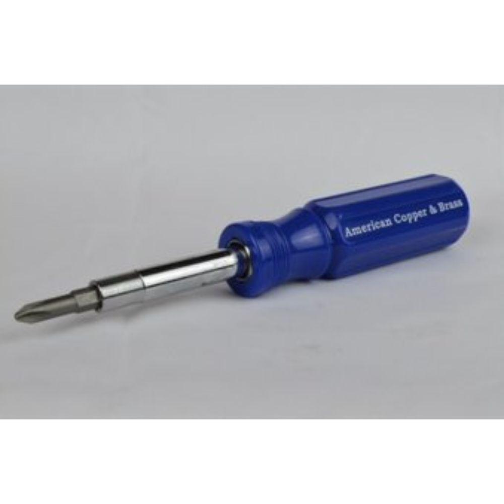 6 IN 1 SCREWDRIVER — American Copper & Brass