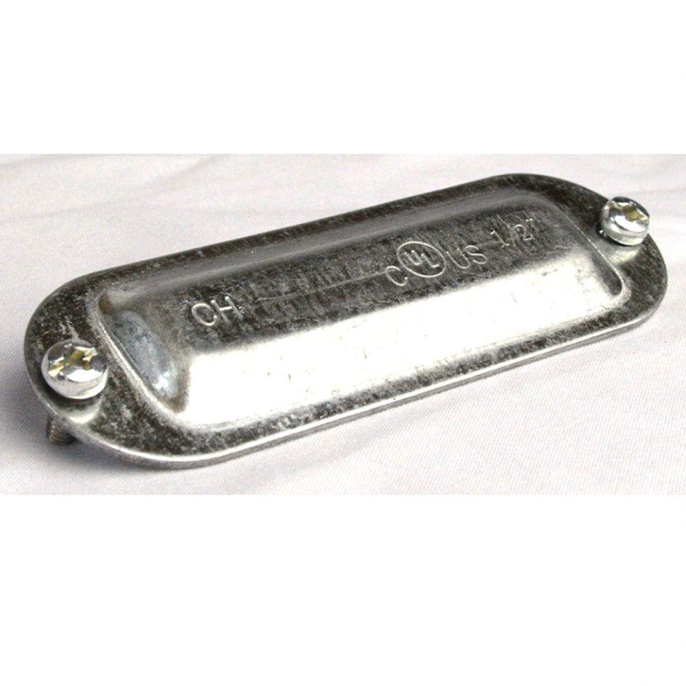 K200S = Steel Eaton Crouse-Hinds 2" Condulet Form 5 Cover, Sheet Steel ...