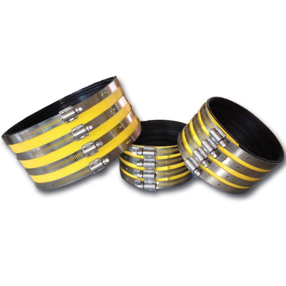 2" x 2" STAINLESS STEEL HEAVY DUTY NO-HUB COUPLING — American Copper ...