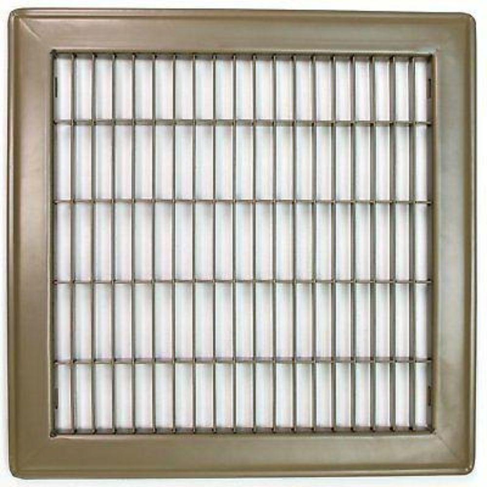 MFFR612W METAL-FAB White Stamped Floor Register, 6" X 12" — American ...