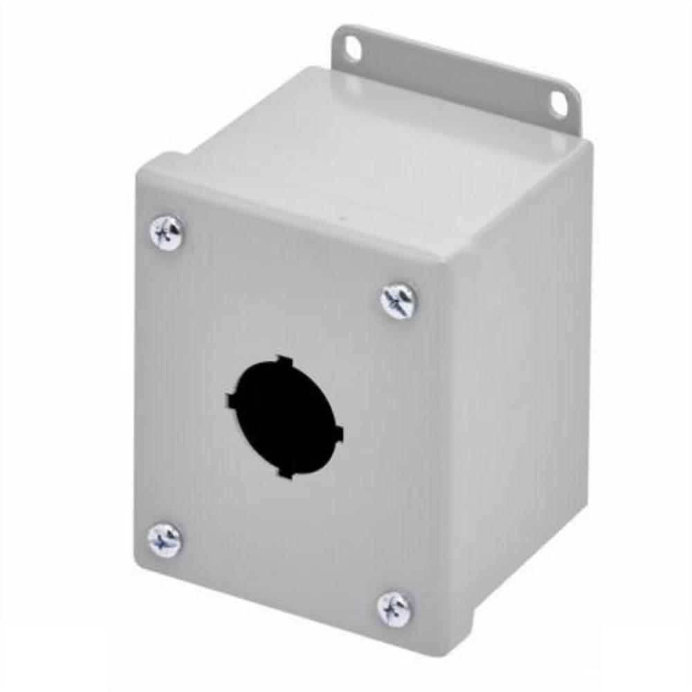 PB4 Eaton B-Line Pushbutton Enclosure, 4-Hole, Carbon Steel, 14 Gauge ...