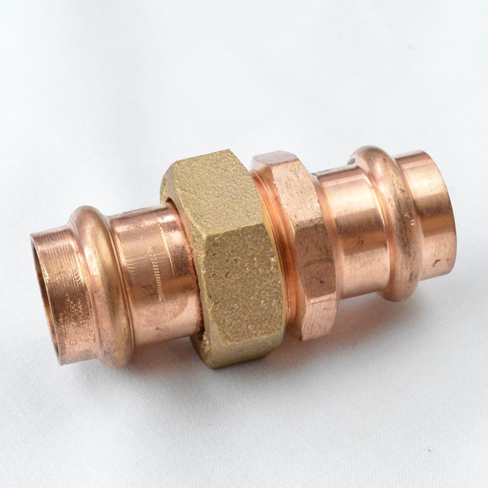 NIBCO PC633 1/2" P x P Copper Union - Wrot — American Copper & Brass
