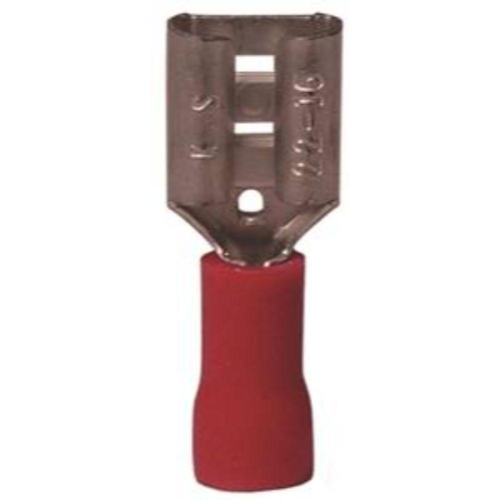 RED 22-18 FEMALE SPADE — American Copper & Brass
